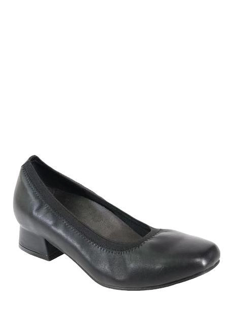 DAVID TATE Square Toe Block Heel Pumps - Black