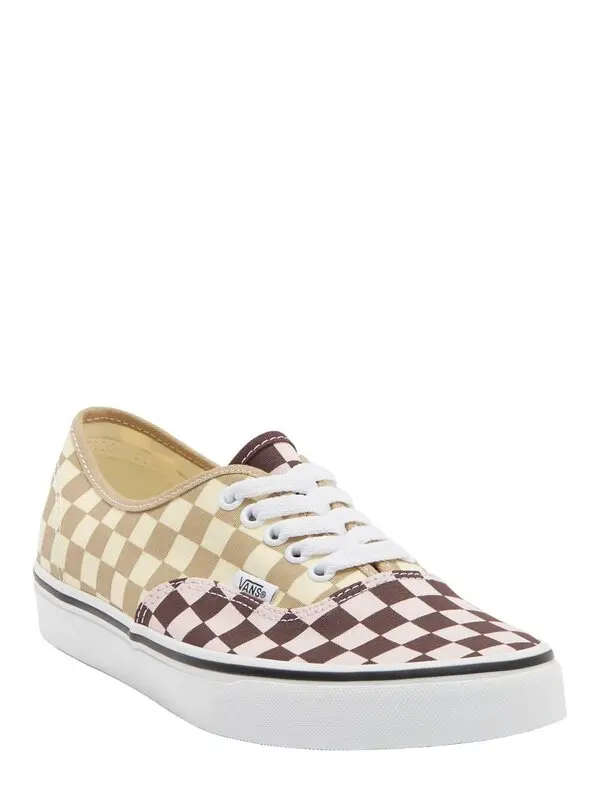 VANS Authentic Sneakers With Waffle Tread - Check Mix Multi