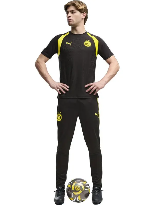 PUMA Borussia Dortmund Slim Soccer Training Pants - Black