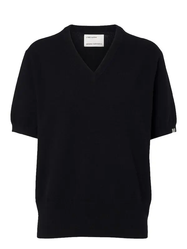 Extreme Cashmere N°490 Martina V-neck Sweater - Black