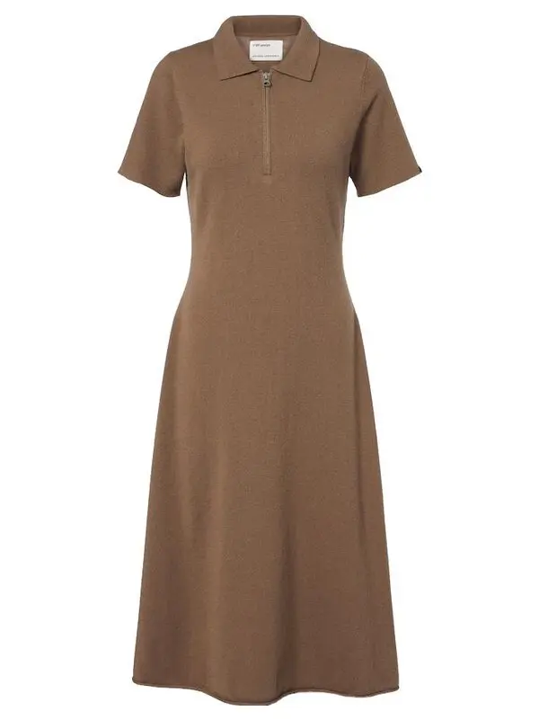 Extreme Cashmere Polo Dress - Brown
