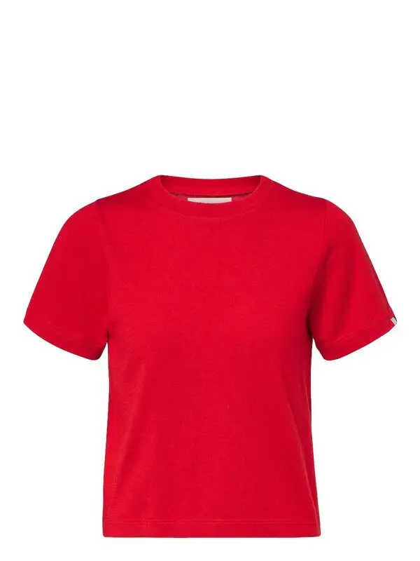 Extreme Cashmere N°267 Cotton And Cashmere T-shirt - Red