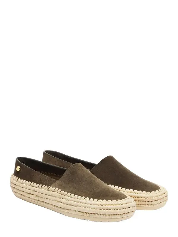 Loewe Rio Suede Espadrilles - Brown