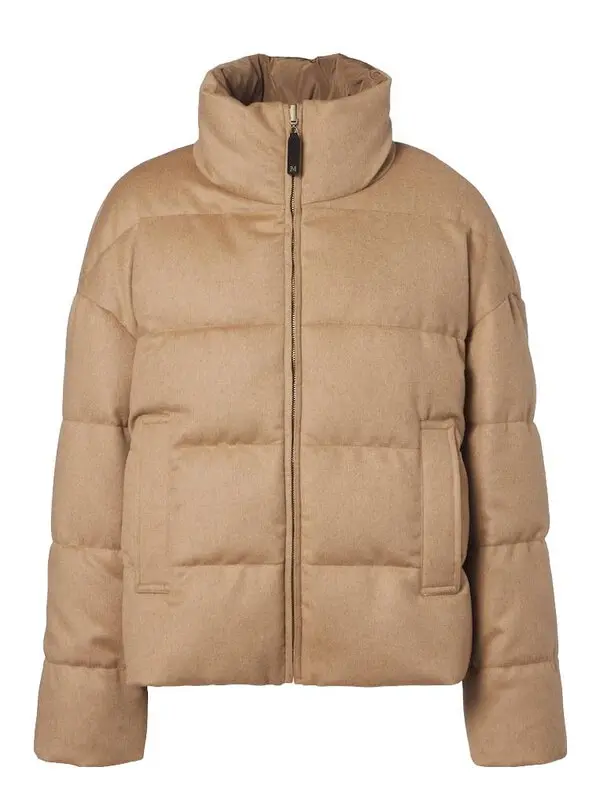 Max Mara Reversible Camel Hair Down Jacket - Beige