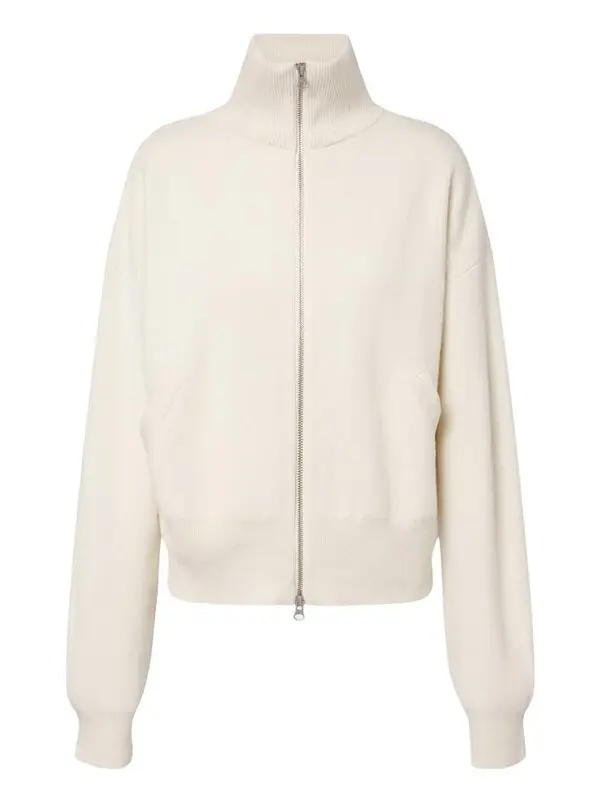 Extreme Cashmere N°385 Xtra Cute Cashmere Jacket - White
