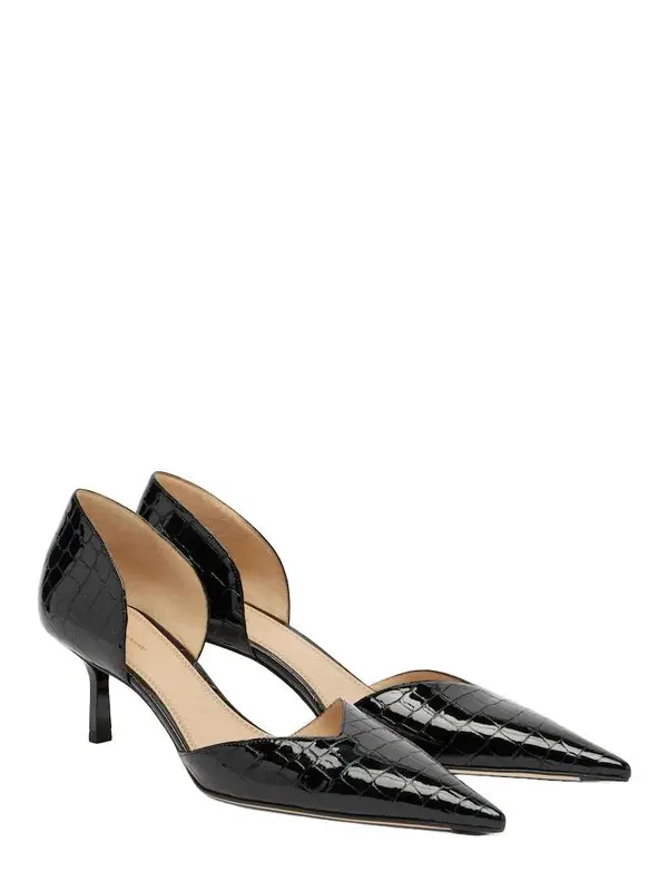 Victoria Beckham Angle D'orsay Pumps - Black