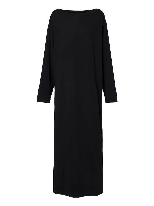 Extreme Cashmere Cotton And Cashmere Maxi Dress - Black