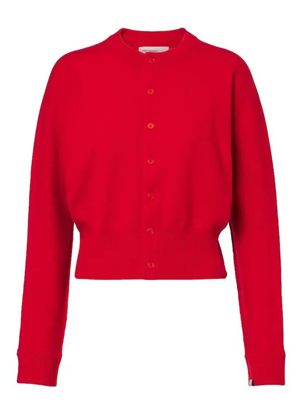 Extreme Cashmere N°257 Blouson Cardigan - Red