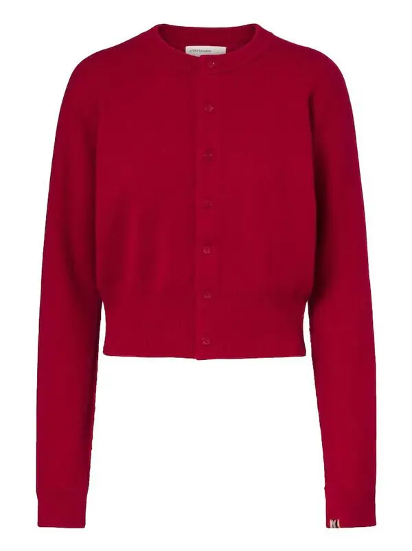 Extreme Cashmere N°257 Blouson Cardigan - Red