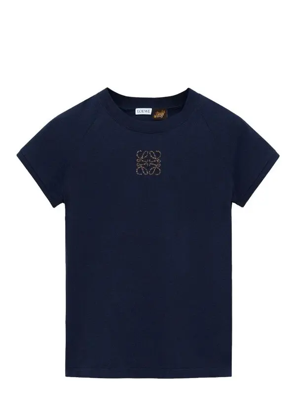 Loewe Small Fit Cotton T-shirt - Navy