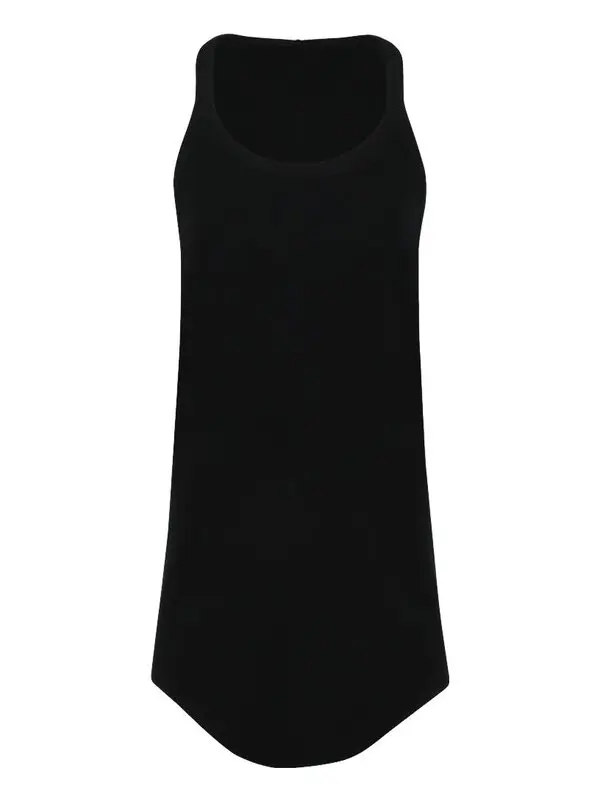 Rick Owens Sleeveless Scoop Neck Tank - Black