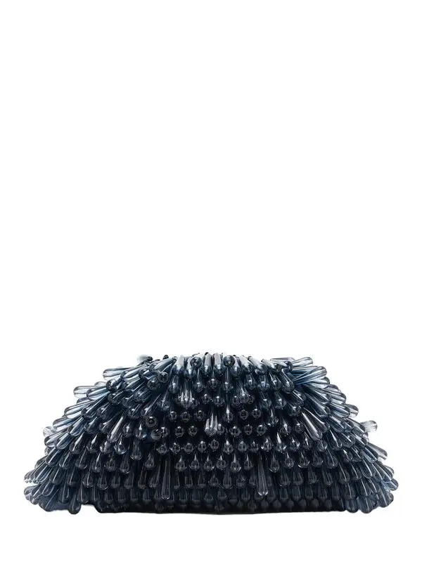 Cult Gaia Jaala Nano Beaded Clutch Bag - Blue