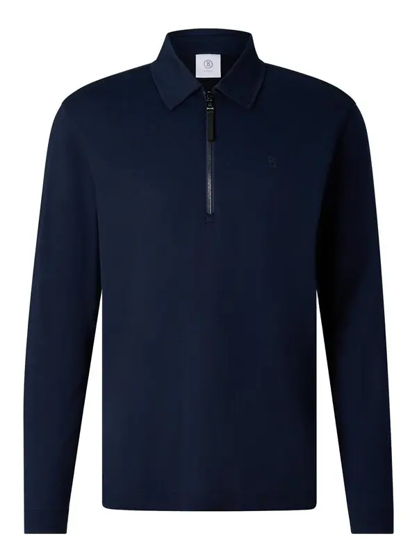 Bogner Bailey Polo Long-sleeved Top - Navy