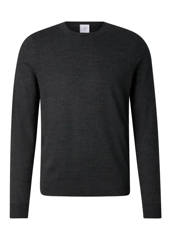 Bogner Pure New Wool Cashmere Sweater - Anthracite