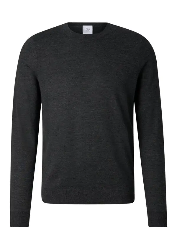 Bogner Pure New Wool Cashmere Sweater - Anthracite