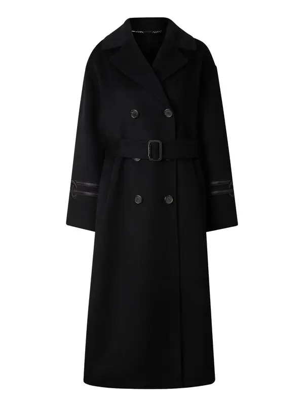 Bogner Terese Double-faced Wool Coat - Black