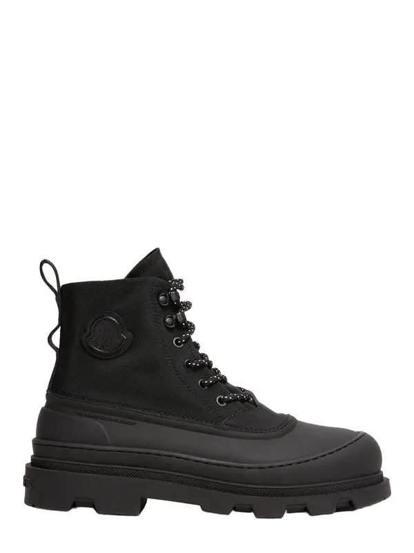 Moncler Vera Sheal Lace-up Ankle Boots - Black