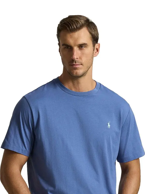 Ralph Lauren Jersey Crewneck T-shirt - Carson Blue