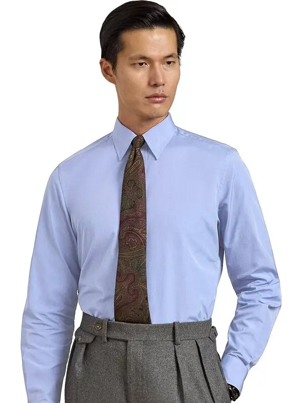 Ralph Lauren End-on-end Shirt - Medium Blue