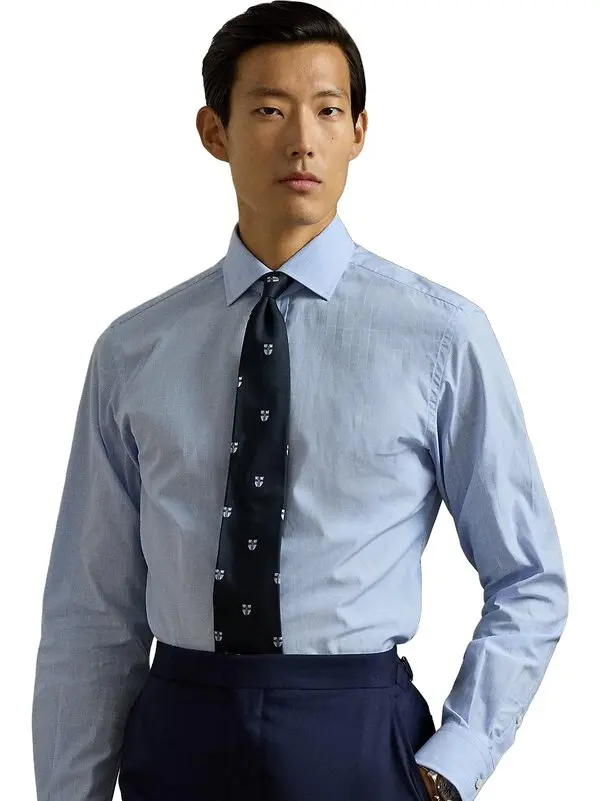 Ralph Lauren Mini-glen Check Twill Shirt - Blue