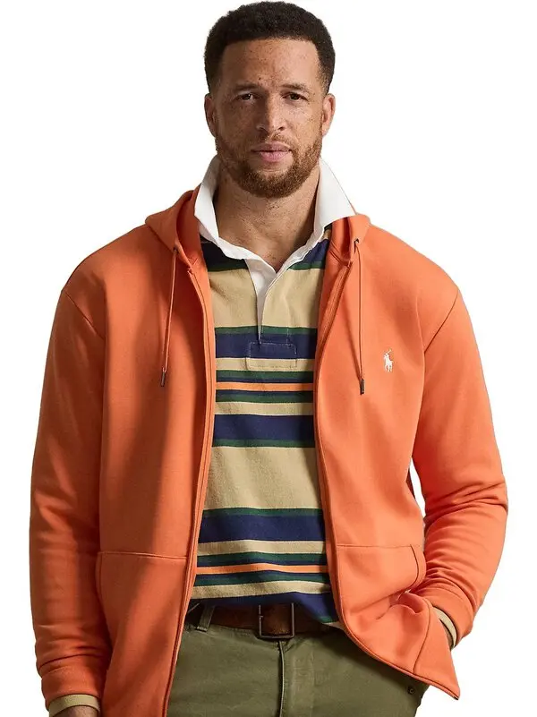 Ralph Lauren Double-knit Full-zip Hoodie - Solar Sky