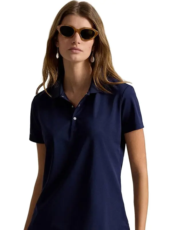 Ralph Lauren Rlx Classic Fit Tech Piqué Polo Shirt - Refined Navy