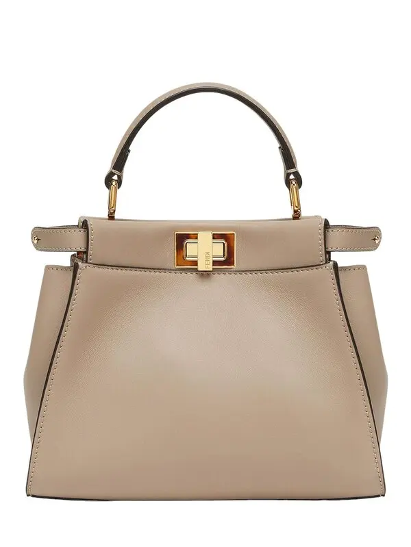 Fendi Peekaboo Mini Bag - Beige