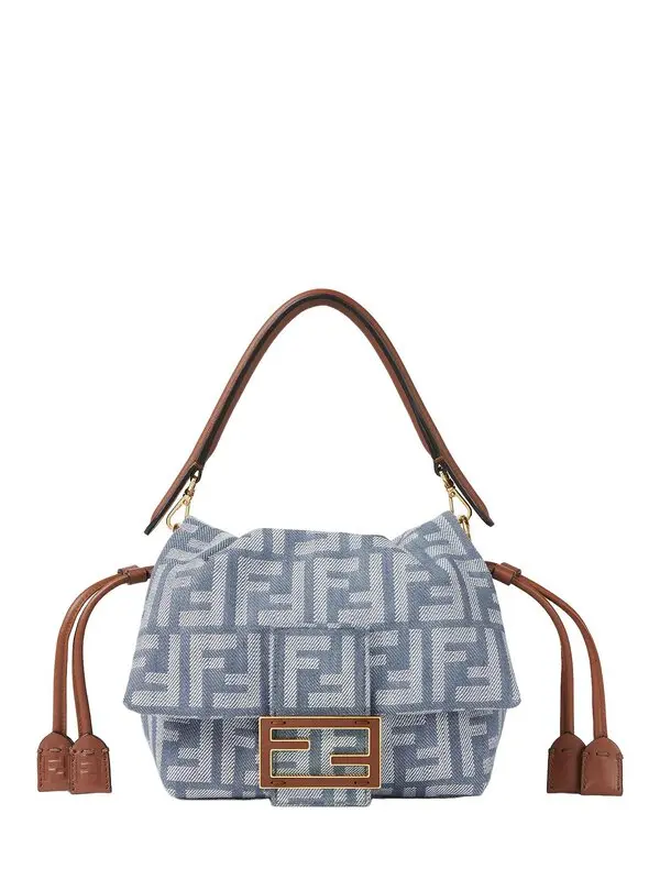 Fendi Mamma Baguette Small Bag - Blue