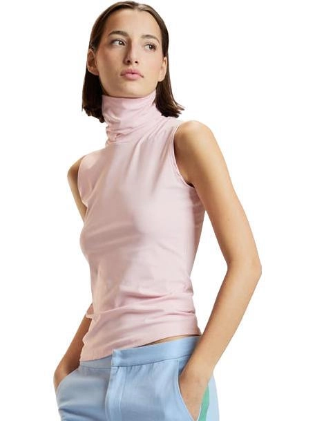Cynthia Rowley Sleeveless Turtleneck - Pink