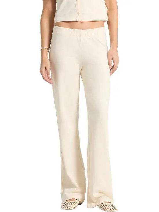 Brixton Siesta Wide Leg Knit Pants - Whitecap
