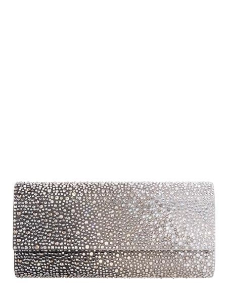 Judith Leiber Perry Gradient Clutch - Ebonized Platinum