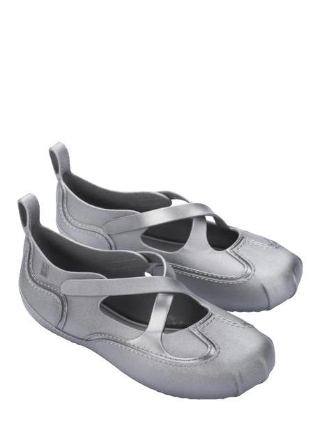 Melissa Mary Jane Water Resistant Sneaker - Silver