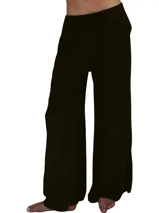 STONE FOX SWIM Koda Wide Leg Cover-up Pants - Stone