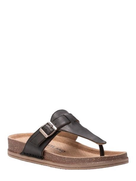 Eastland Brya Platform Wedge Flip Flop - Black