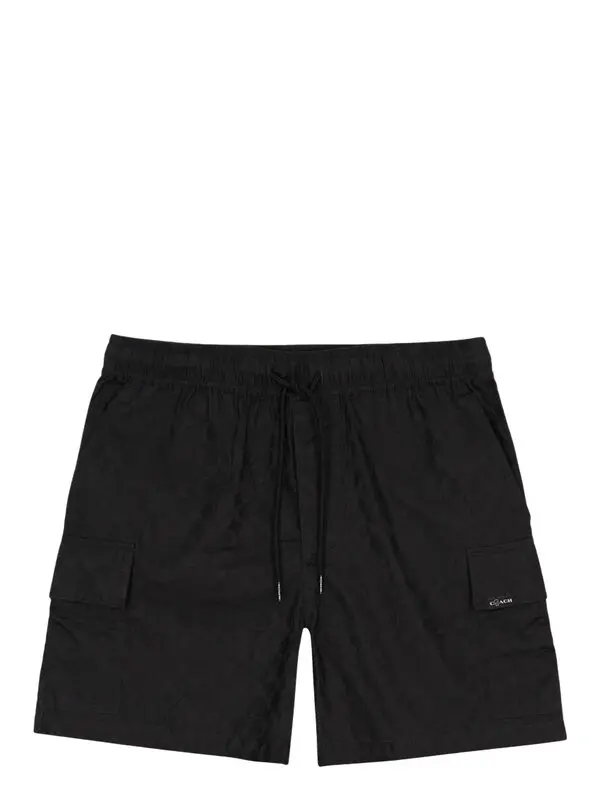 BRAIN DEAD Coach Signature Camp Shorts - Black