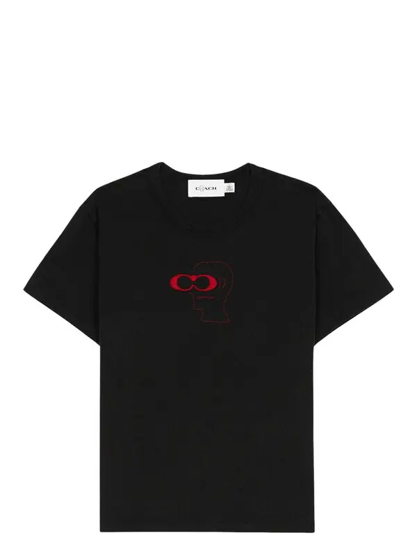 BRAIN DEAD X Coach Logo T-shirt - Black