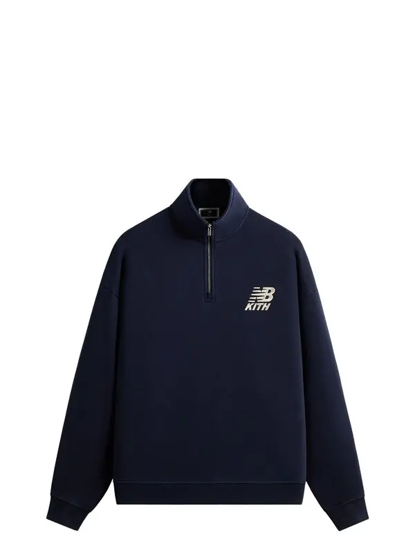 Kith X New Balance Nelson Quarter Zip - Blue