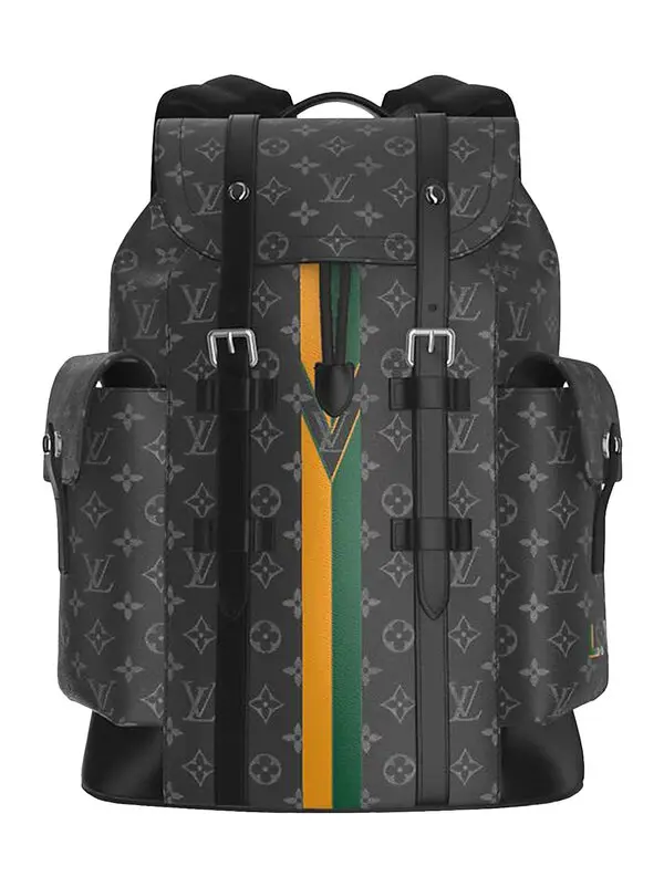 LOUIS VUITTON Christopher Mm Monogram Eclipse Backpack - Black