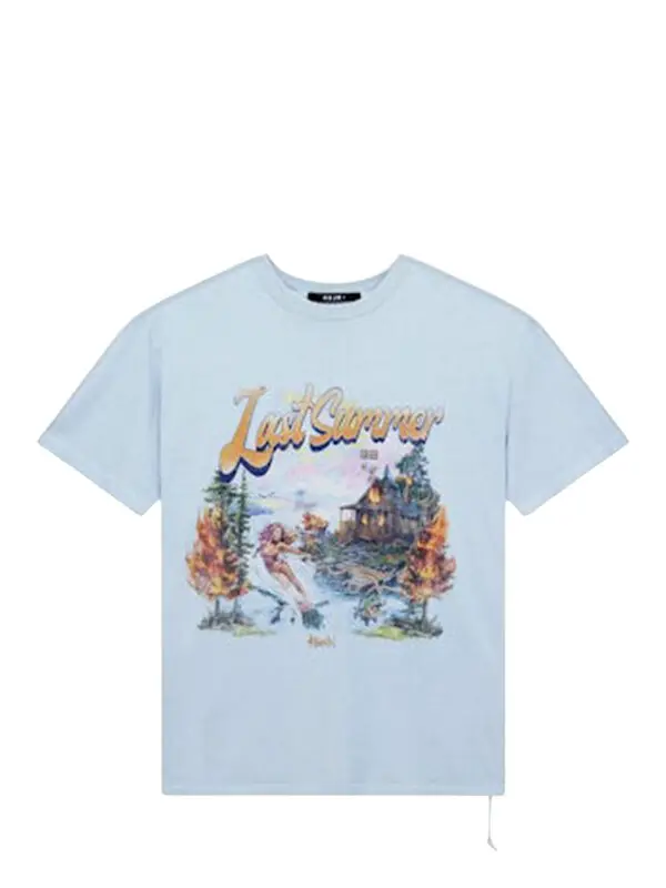 Ksubi Last Summer Biggie" Short-sleeve Graphic Tee - Blue