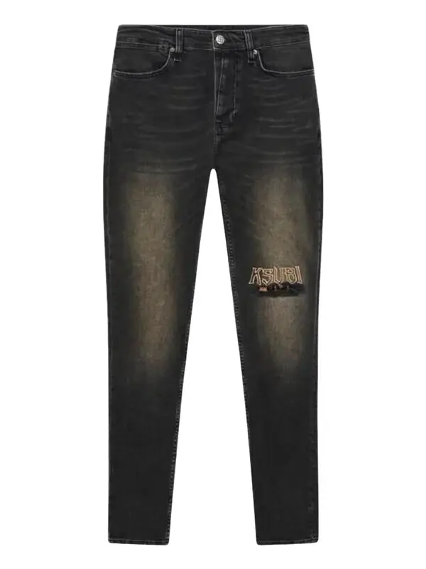 Ksubi Van Winkle Kingdom Repair Jeans - Black