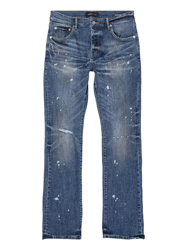 PURPLE BRAND Stretch Flare Denim Jeans - Blue