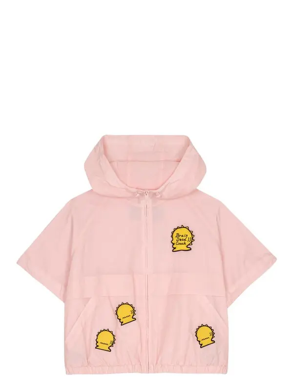BRAIN DEAD X Coach Short Sleeve Windbreaker - Pink