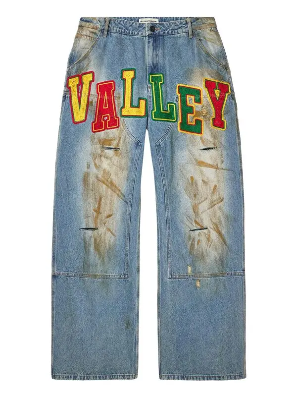 VALE FOREVER Collage Painter Jeans - Blue