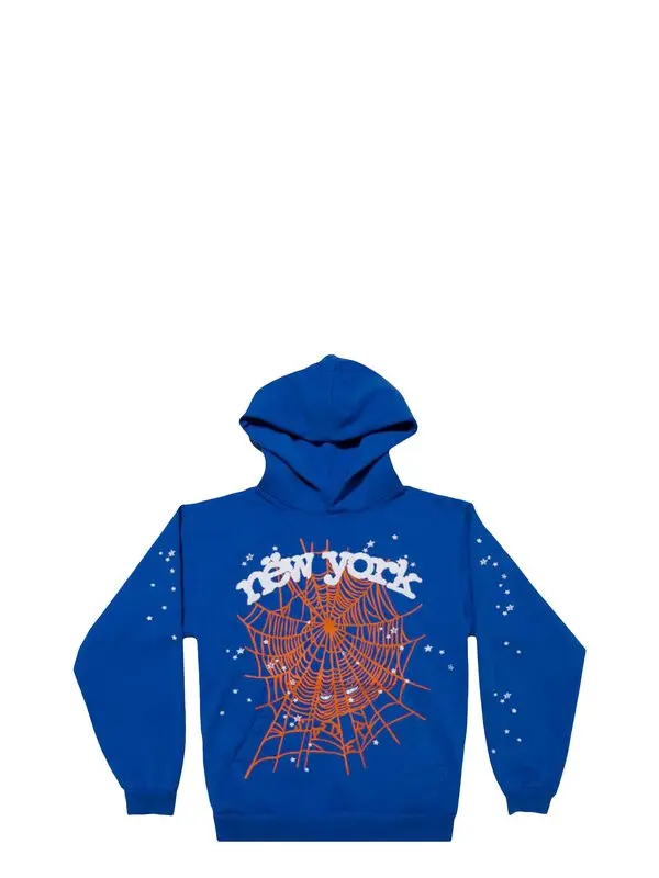 SP5DER Og Web V2 Knicks Home Hoodie - Blue
