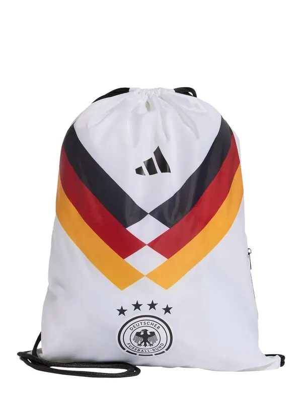Adidas Gymsack With German Flag Detail - White