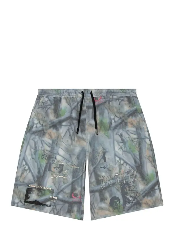 JUNGLES Love For Life Short Camouflage Print - Green