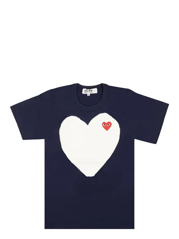 Play Comme Des Garcon Big Heart T-shirt - Blue