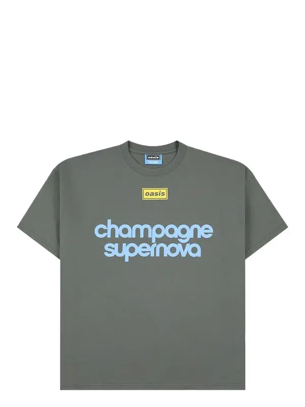 PLEASURES Champagne Supernova" Graphic T-shirt - Black