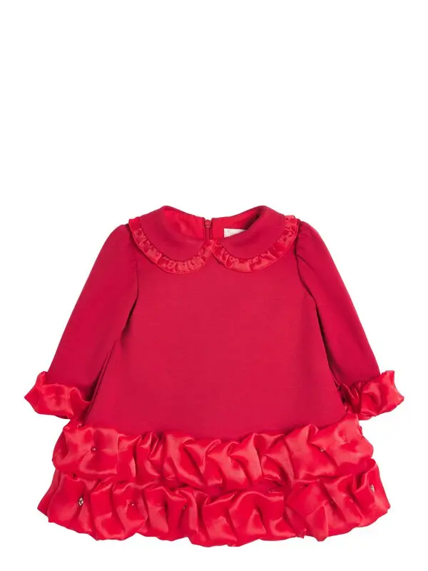 BIMBALO Ruffle Hem Dress - Red