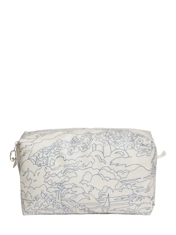 Bonpoint Graphic Print Pouch - Navy